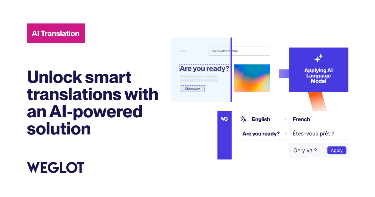 Weglot | AI translation that automatically reflects your brand’s tone and style